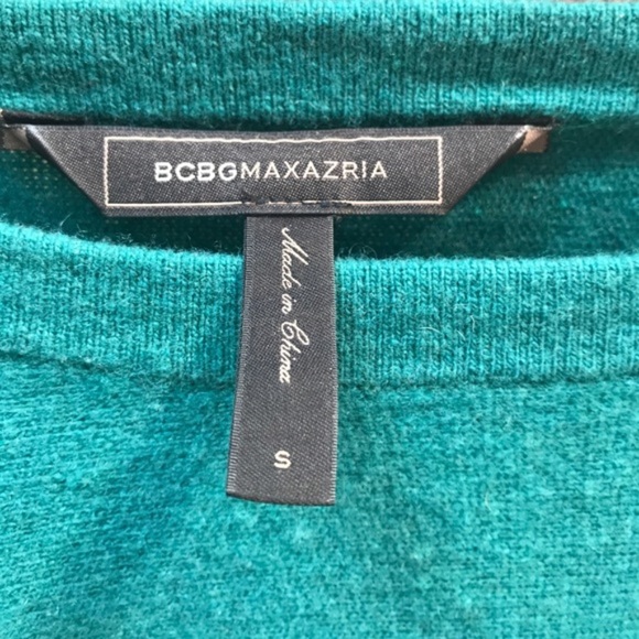 BCBGMaxAzria | Sweaters | Bcbgmaxazria Turquoise Cashmere Batwing ...